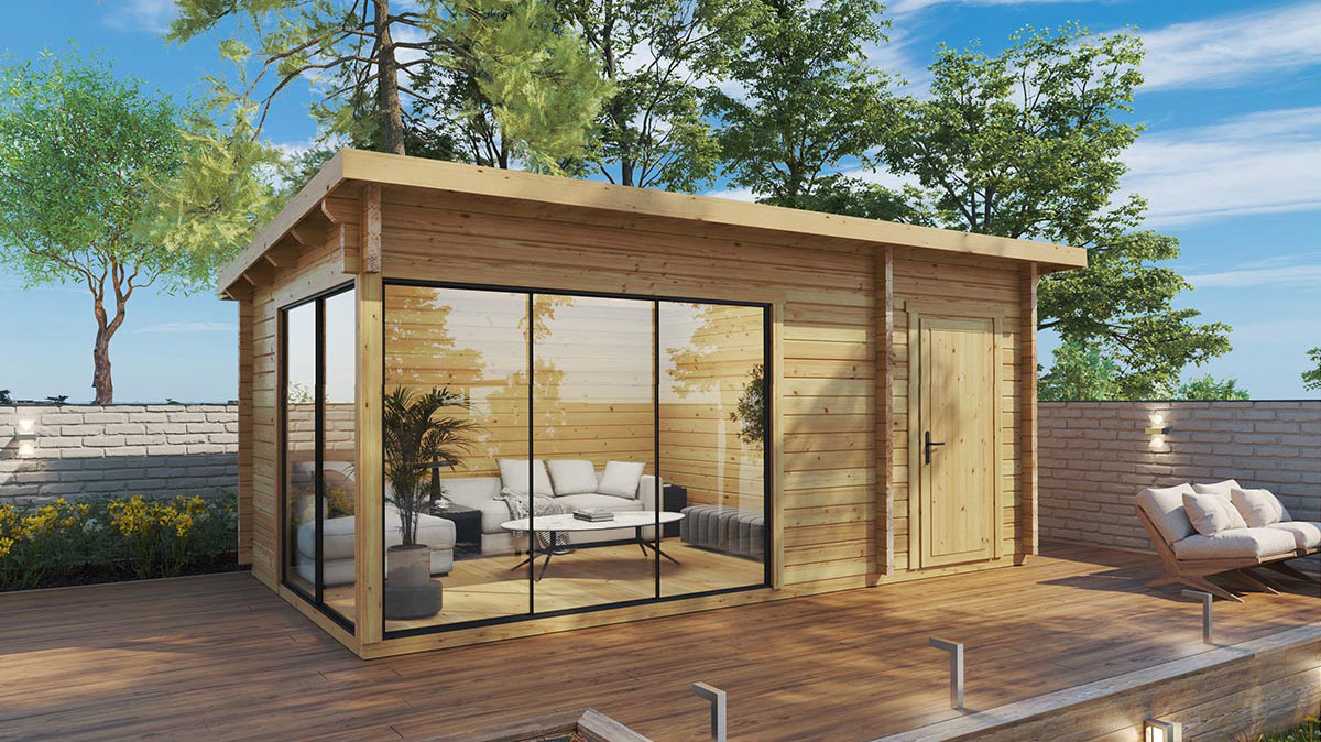 Vierasmaja varastolla - Monikäyttöinen piharakennus ja varasto